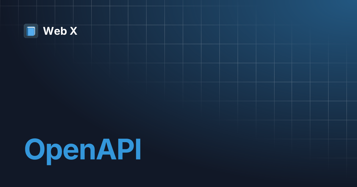 OpenAPI | Web X